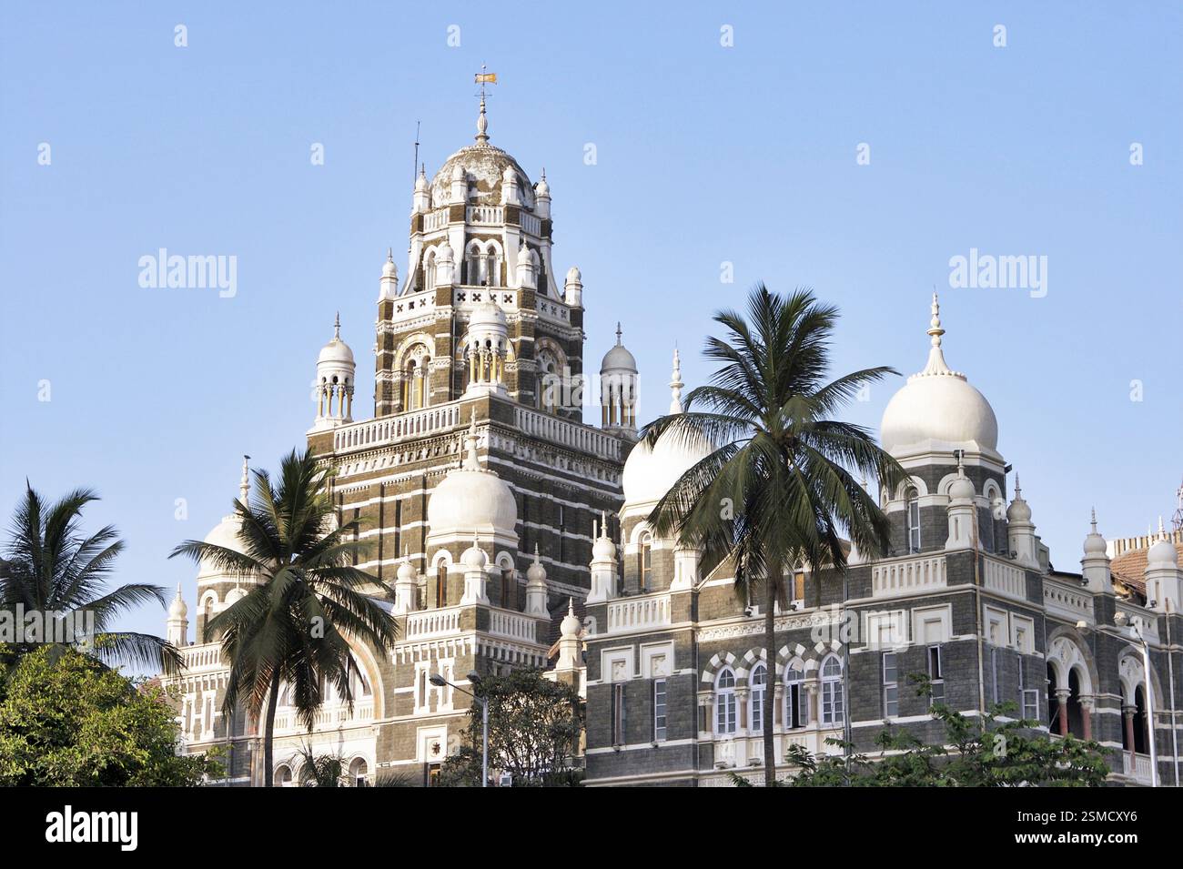 Western Railway Headquarter black stone structure with white domes ...
