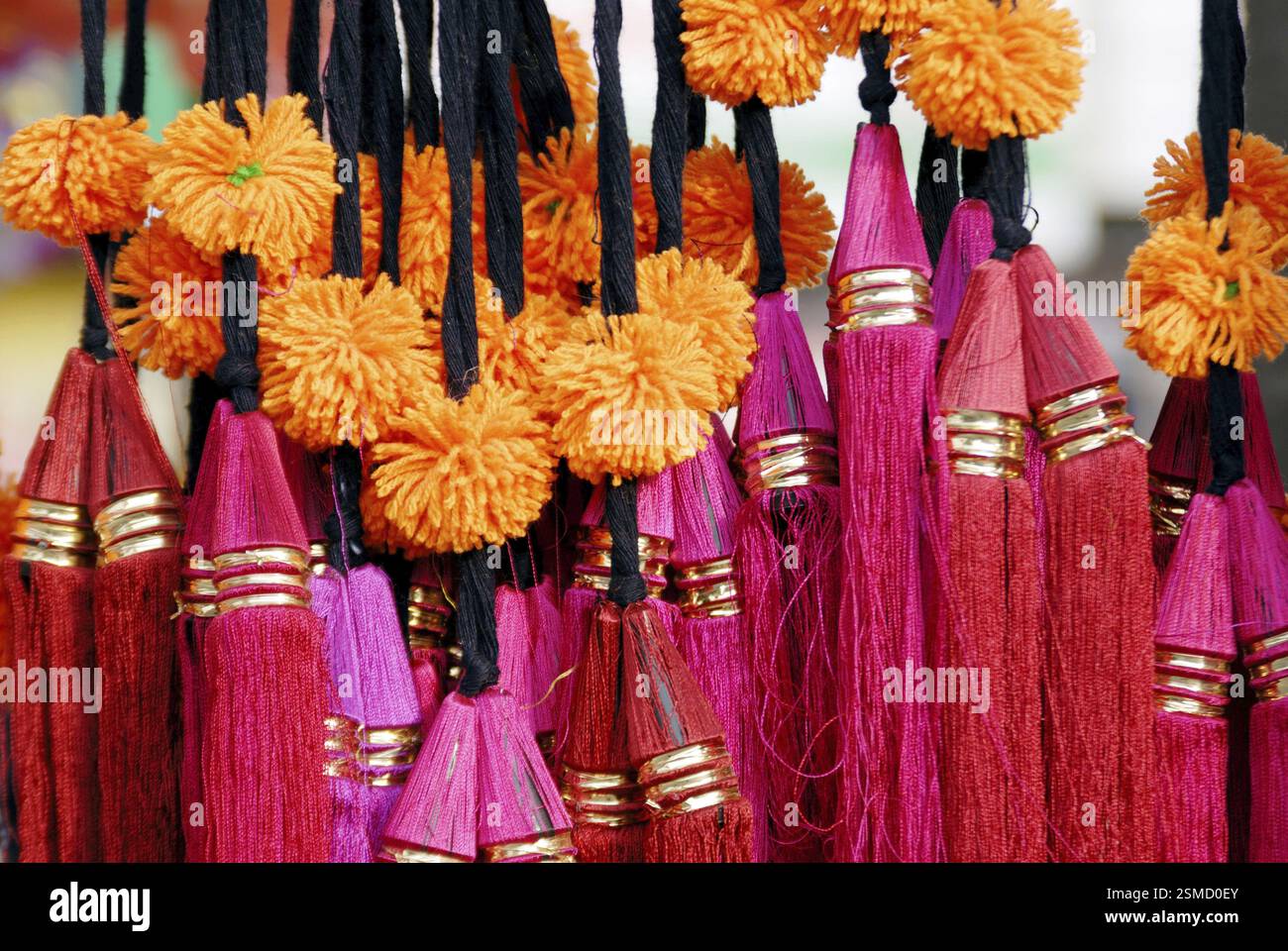 Decorative material, nylon thread, different Color Stock Photo - Alamy