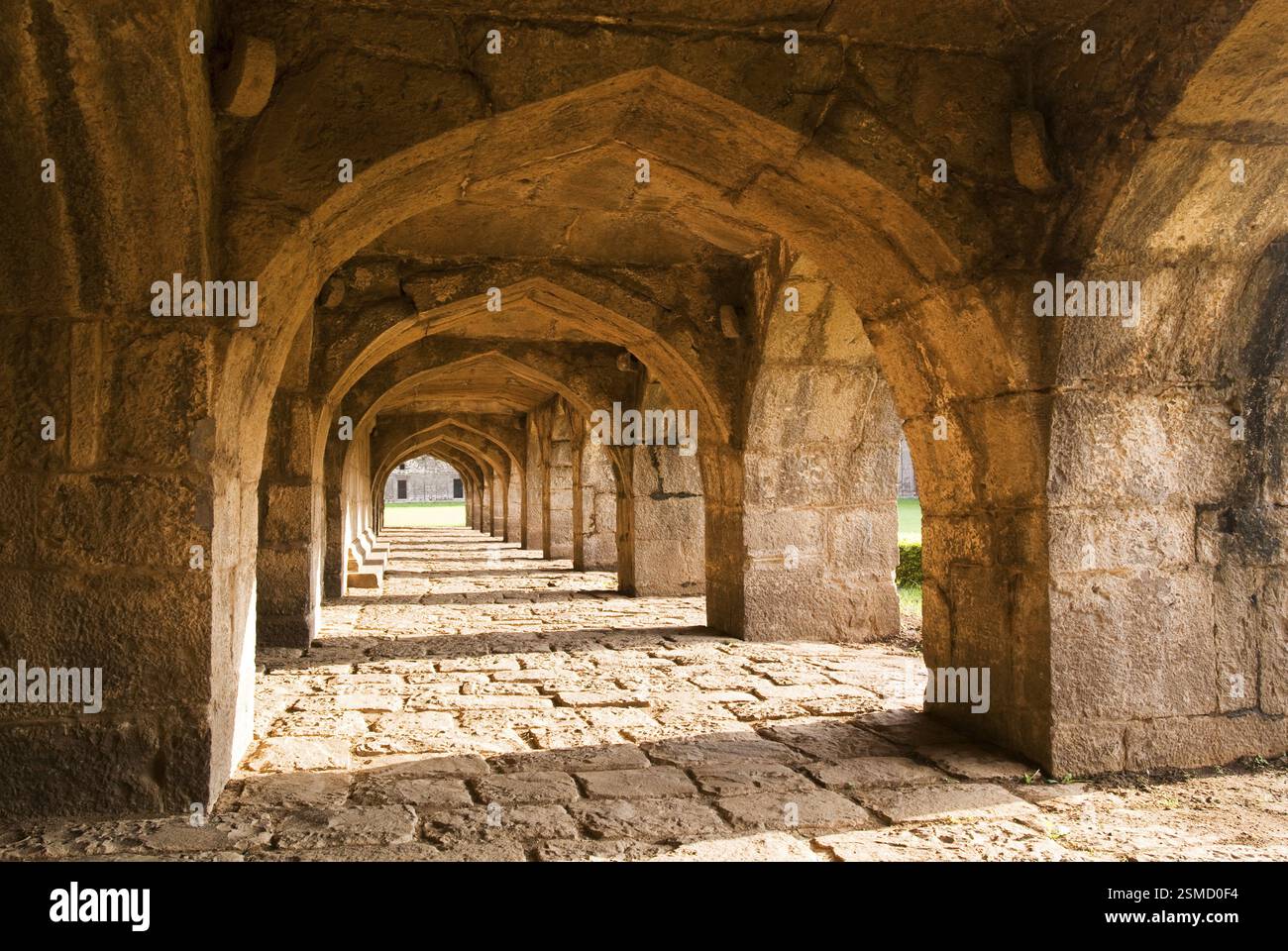 Arches of Ibrahim-Rauza built by Ibrahim Adil Shah II in Bijapur ...
