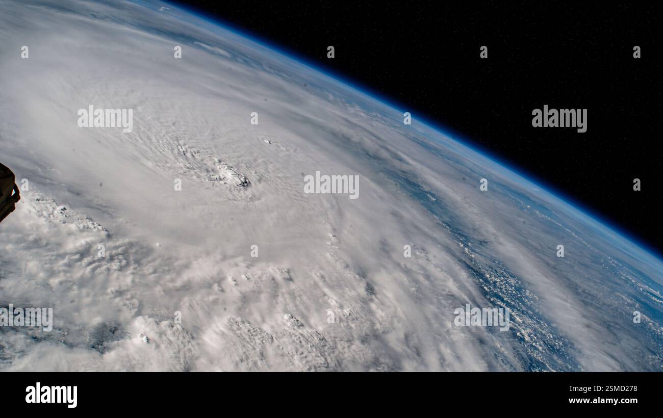 Earth Atmosphere. 8th Oct, 2024. Hurricane Milton over the Gulf of ...
