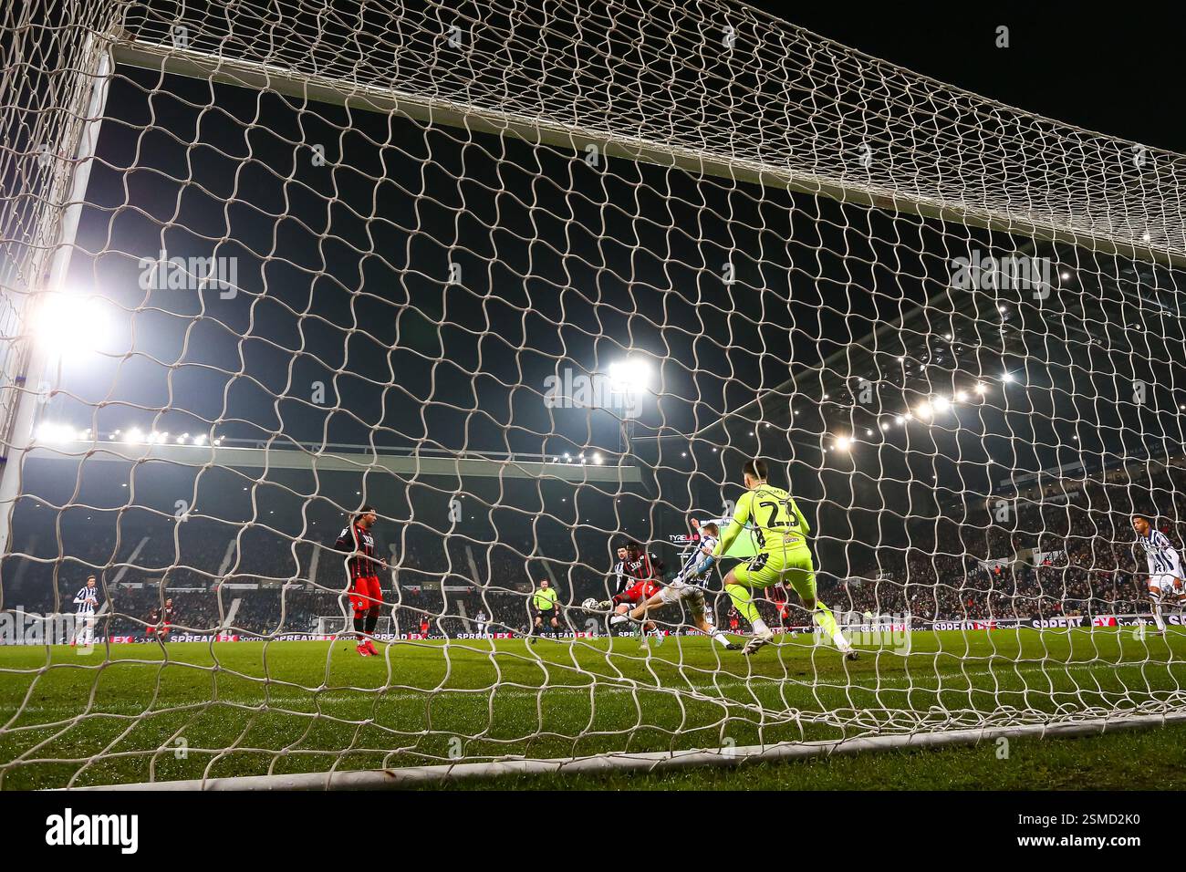 Makhtar Gueye of Blackburn Rovers scores his team’s second goal to make ...