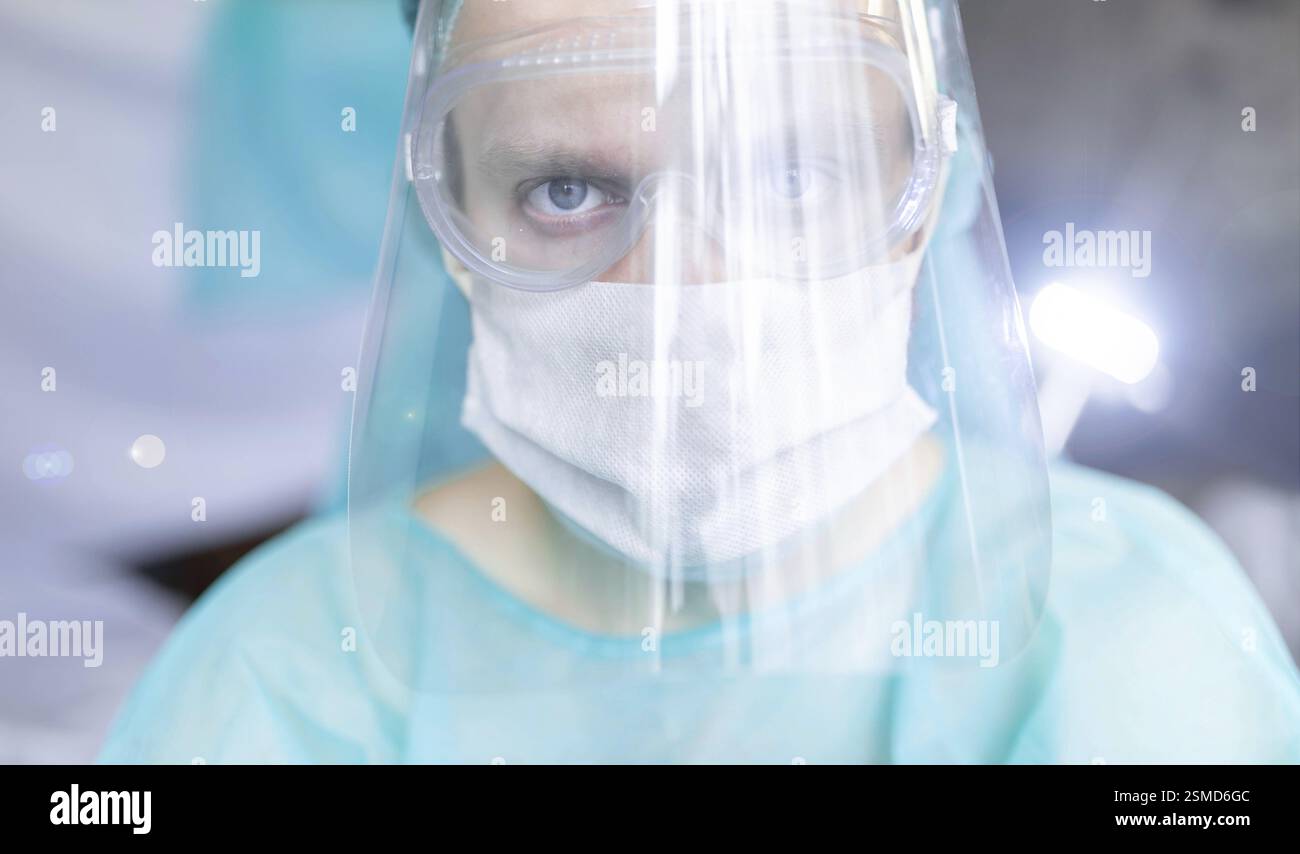 Protective face masks gaze hi-res stock photography and images - Alamy
