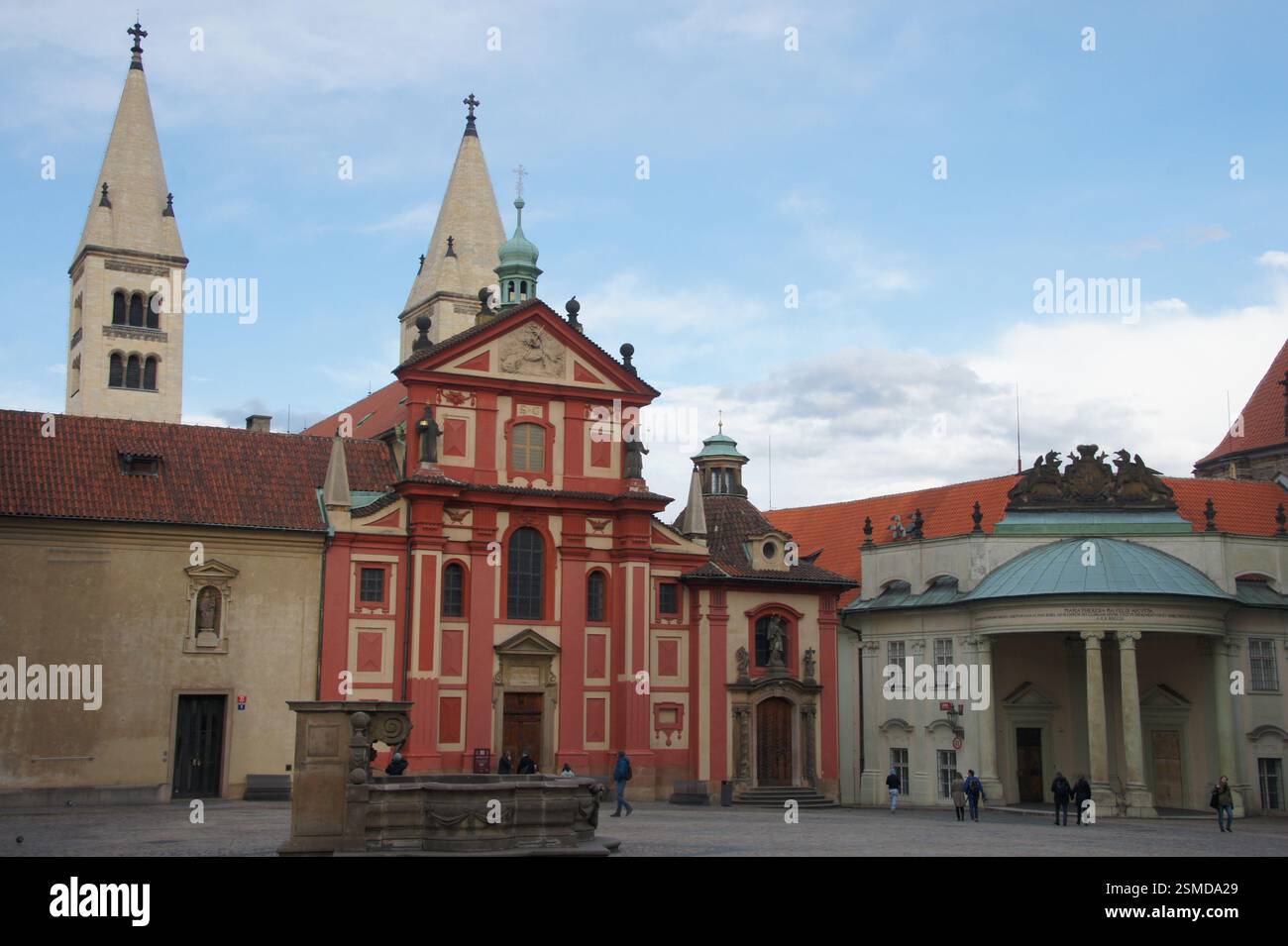 St. George's Basilica, Czech Republic, is a Baroque architectural ...