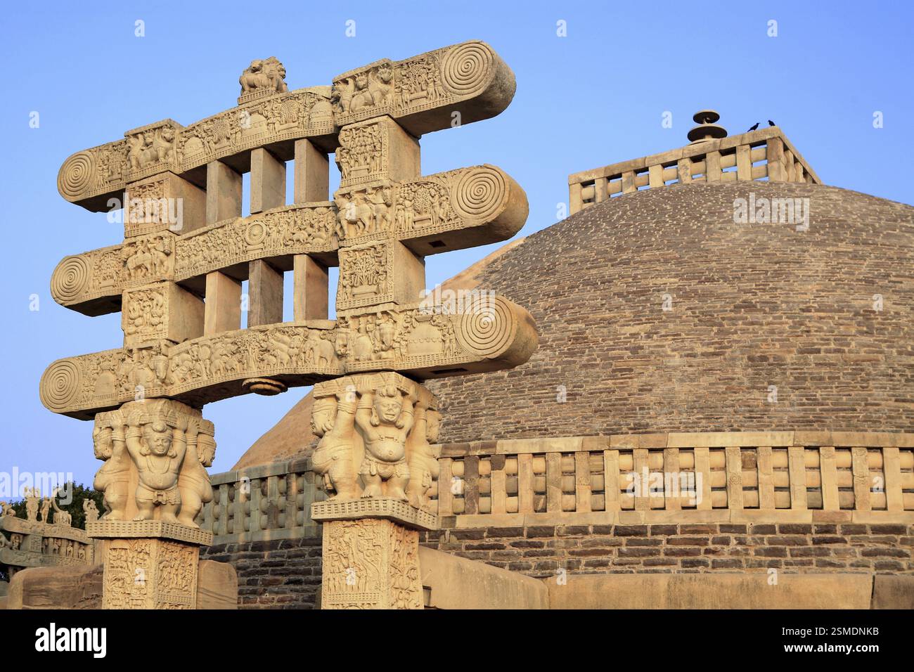 Western gateway with architraves supported by pot-bellied dwarfs of ...