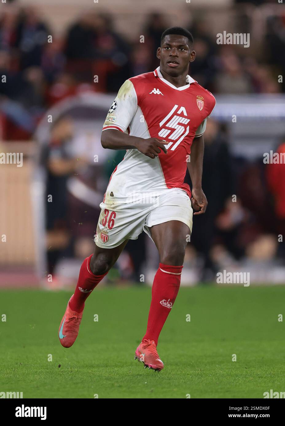 Monaco, Monaco. 12th Feb, 2025. Breel Embolo of AS Monaco during the ...