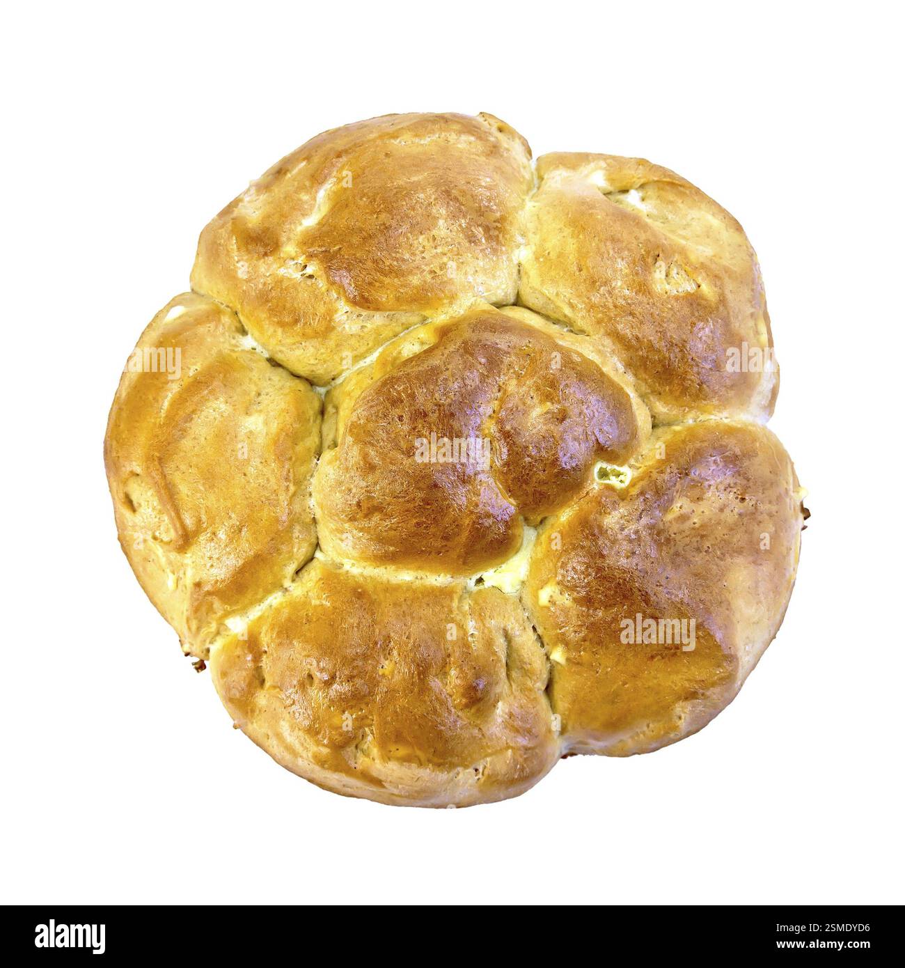 Buns homemade with the top view isolated on white background Stock ...