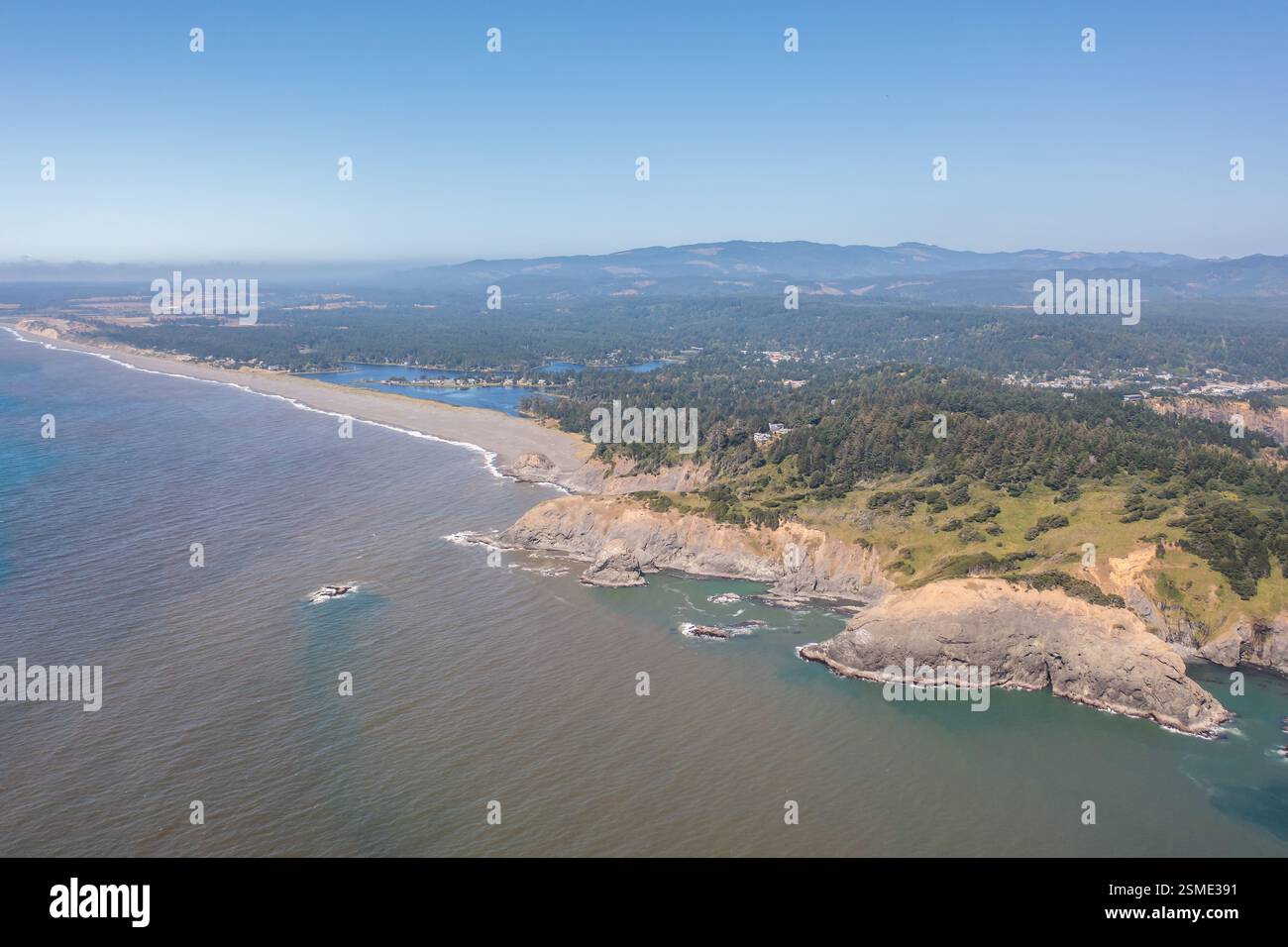 Port Orford Heads in Southern Oregon Stock Photo - Alamy