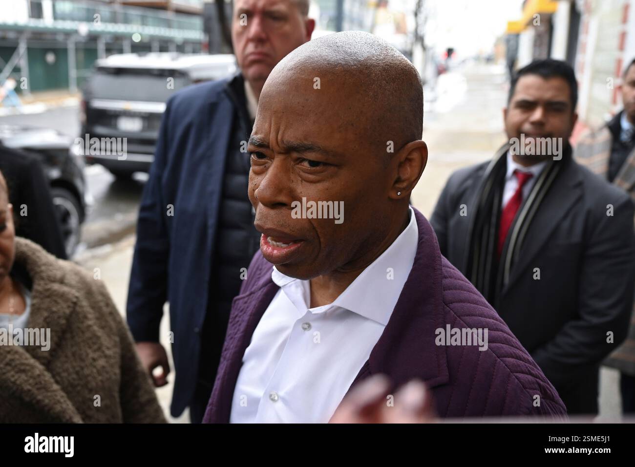 Photo by: NDZ/STAR MAX/IPx 2025 2/12/25 Mayor Eric Adams hosts an older ...