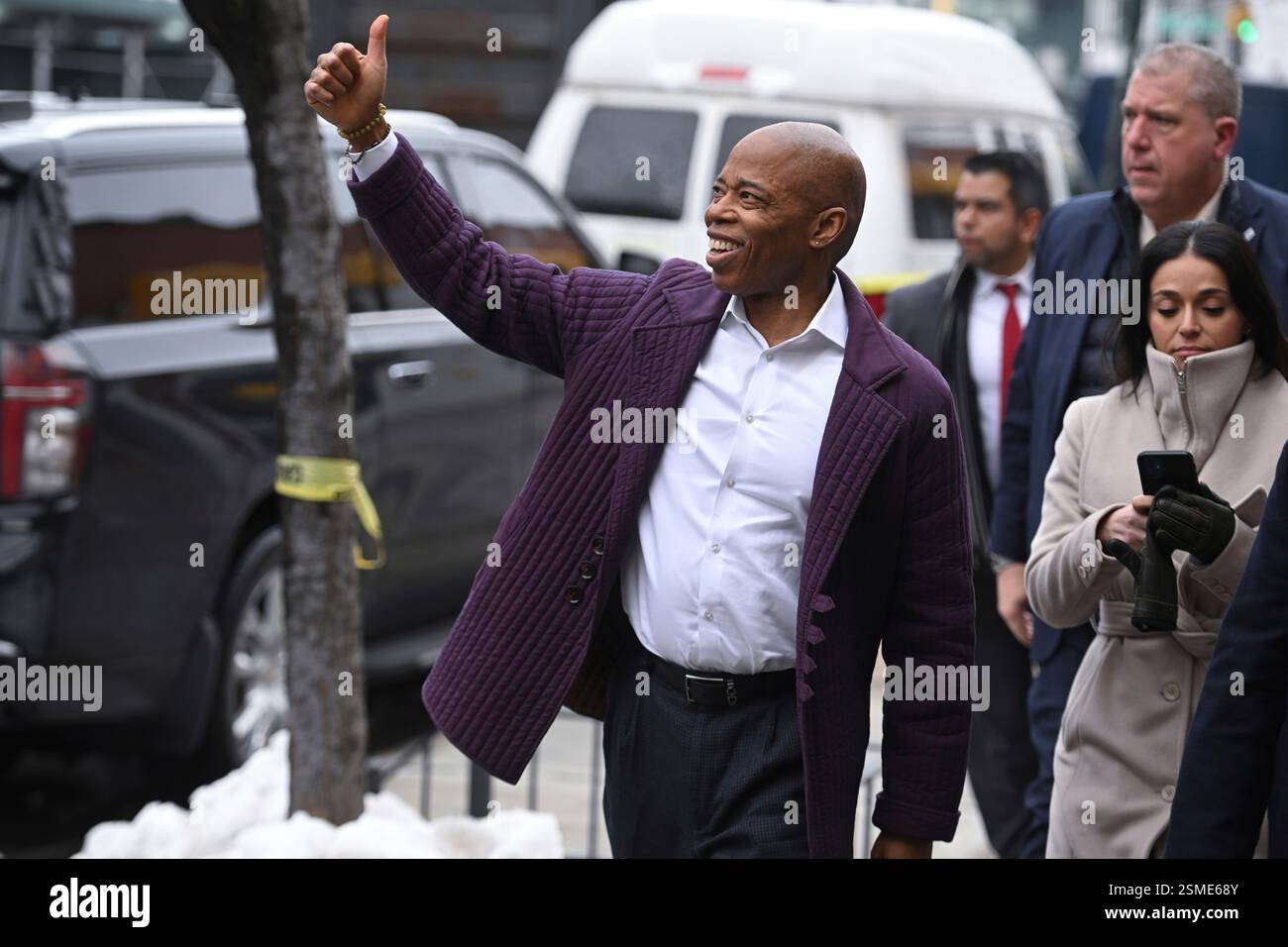 Photo by: NDZ/STAR MAX/IPx 2025 2/12/25 Mayor Eric Adams hosts an older ...