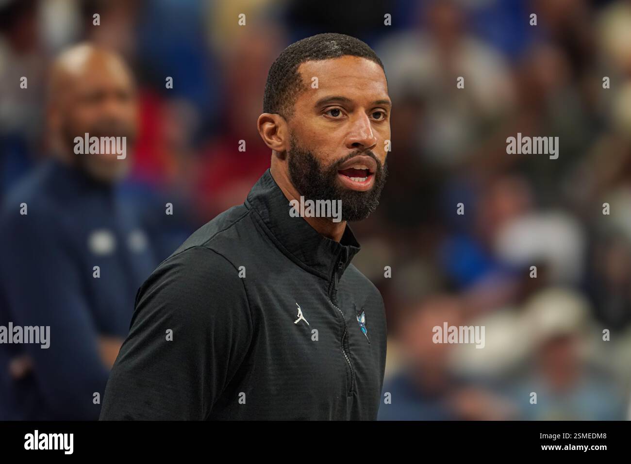 Orlando, Florida, USA, February 12, 2025, Charlotte Hornets Head Coach ...