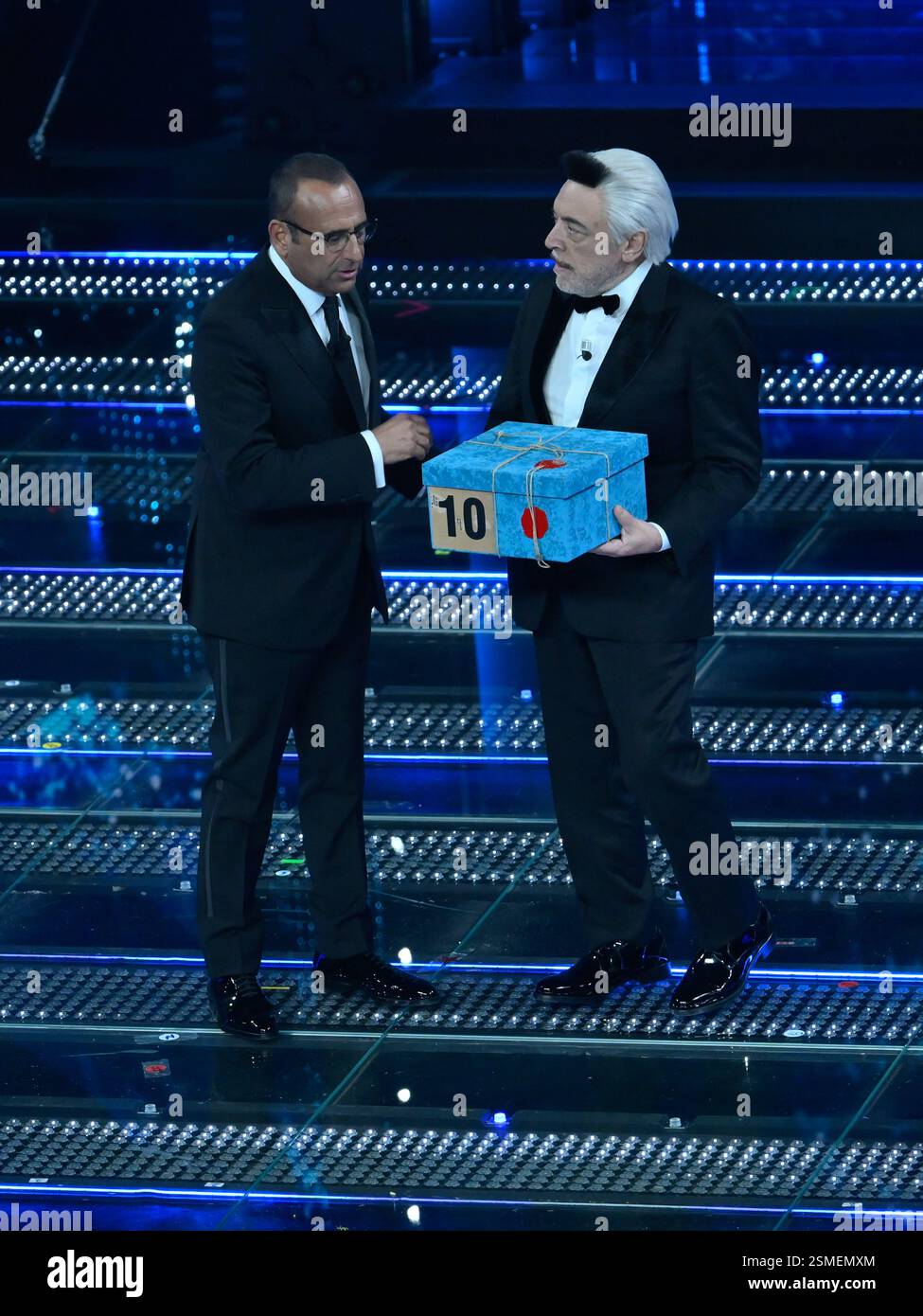 Sanremo, 75th Italian Song Festival 2025 - Second Evening. In the photo ...