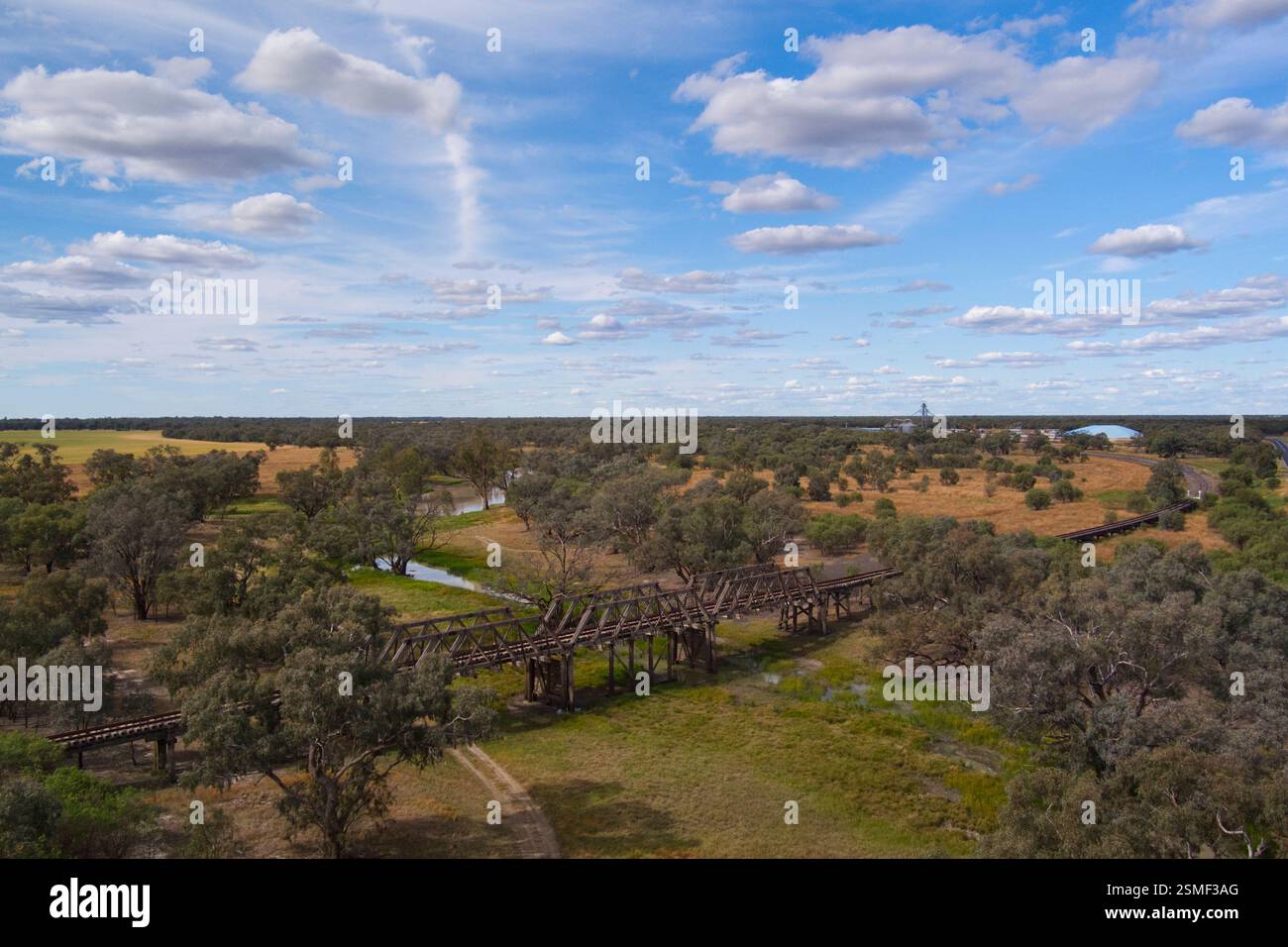 The Two Mile Creek Railway Bridge is one of only three remaining Howe ...