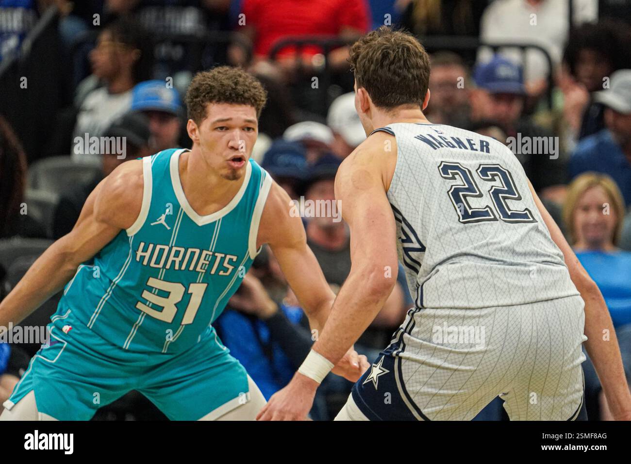 Orlando, Florida, USA, February 12, 2025, Charlotte Hornets forward ...