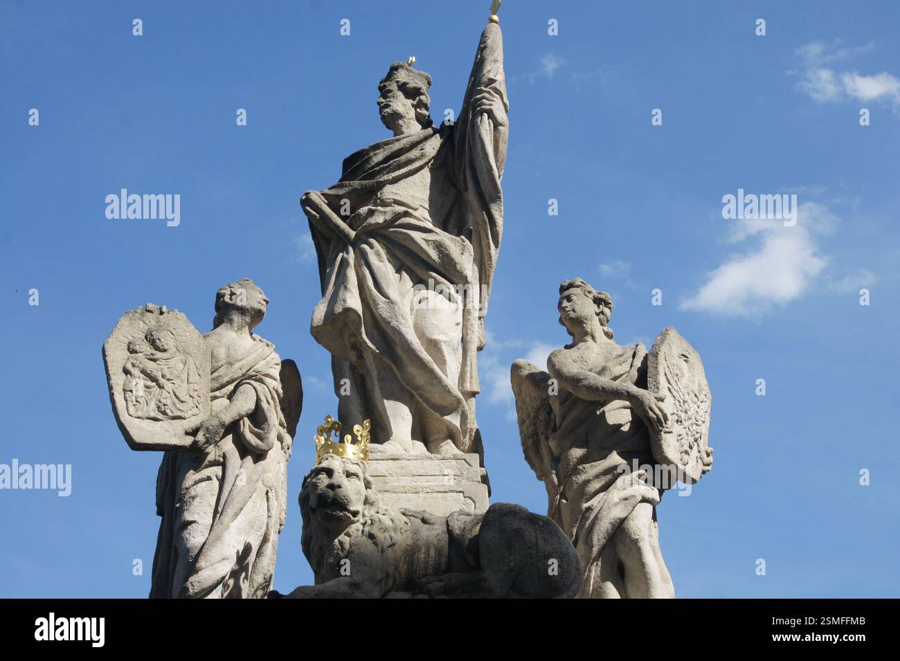 The Statue of St. John of Nepomuk, located in the Czech Republic ...