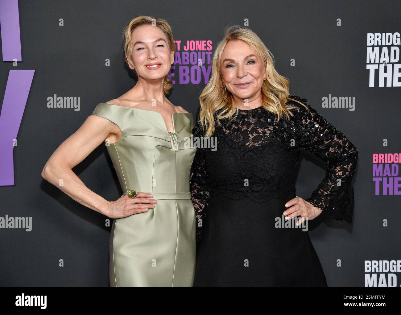 Renée Zellweger, left, and author Helen Fielding attend the special ...
