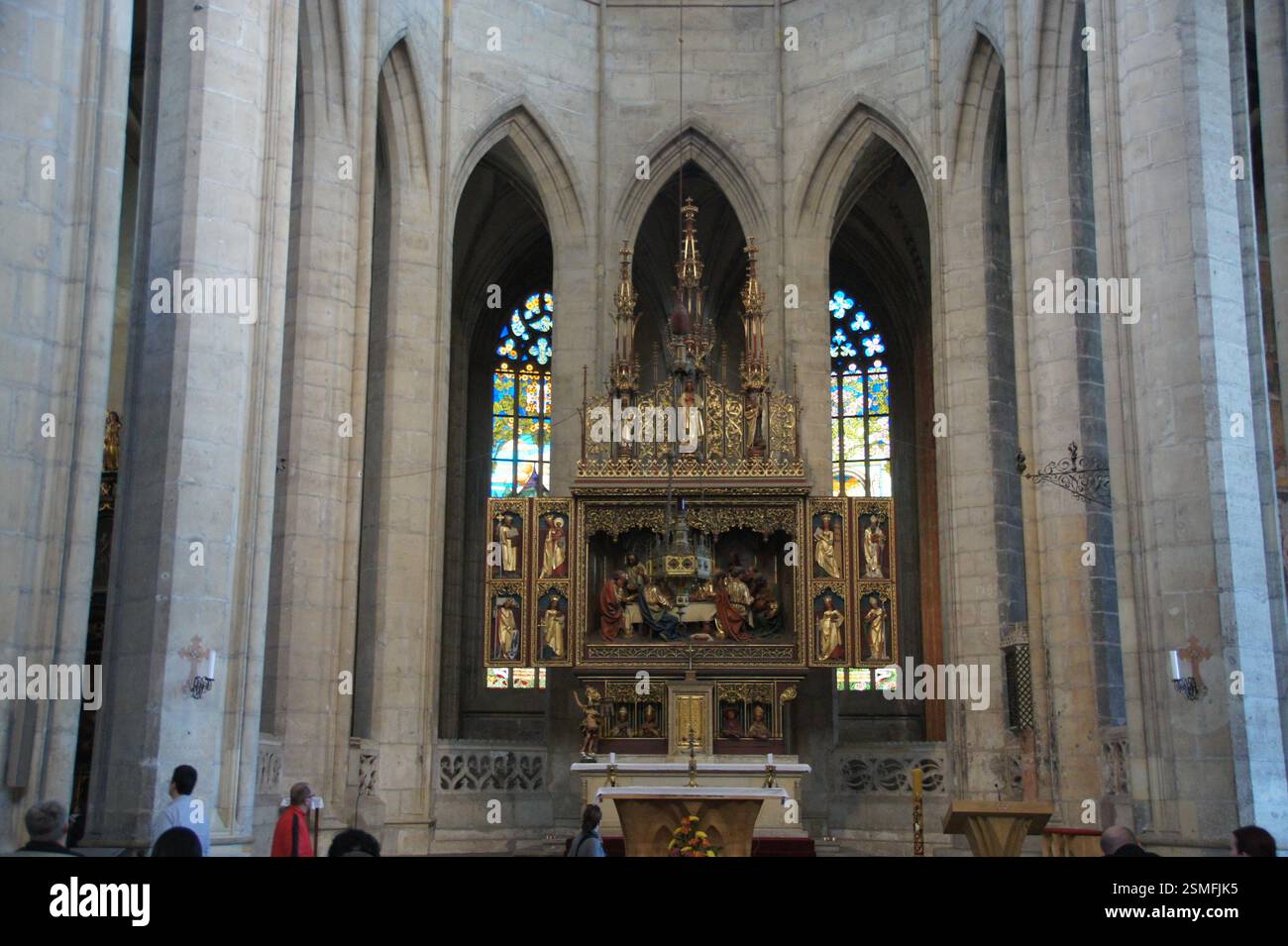 St Barbara's Cathedral, Kutná Hora, Czech Republic. Gothic architecture ...
