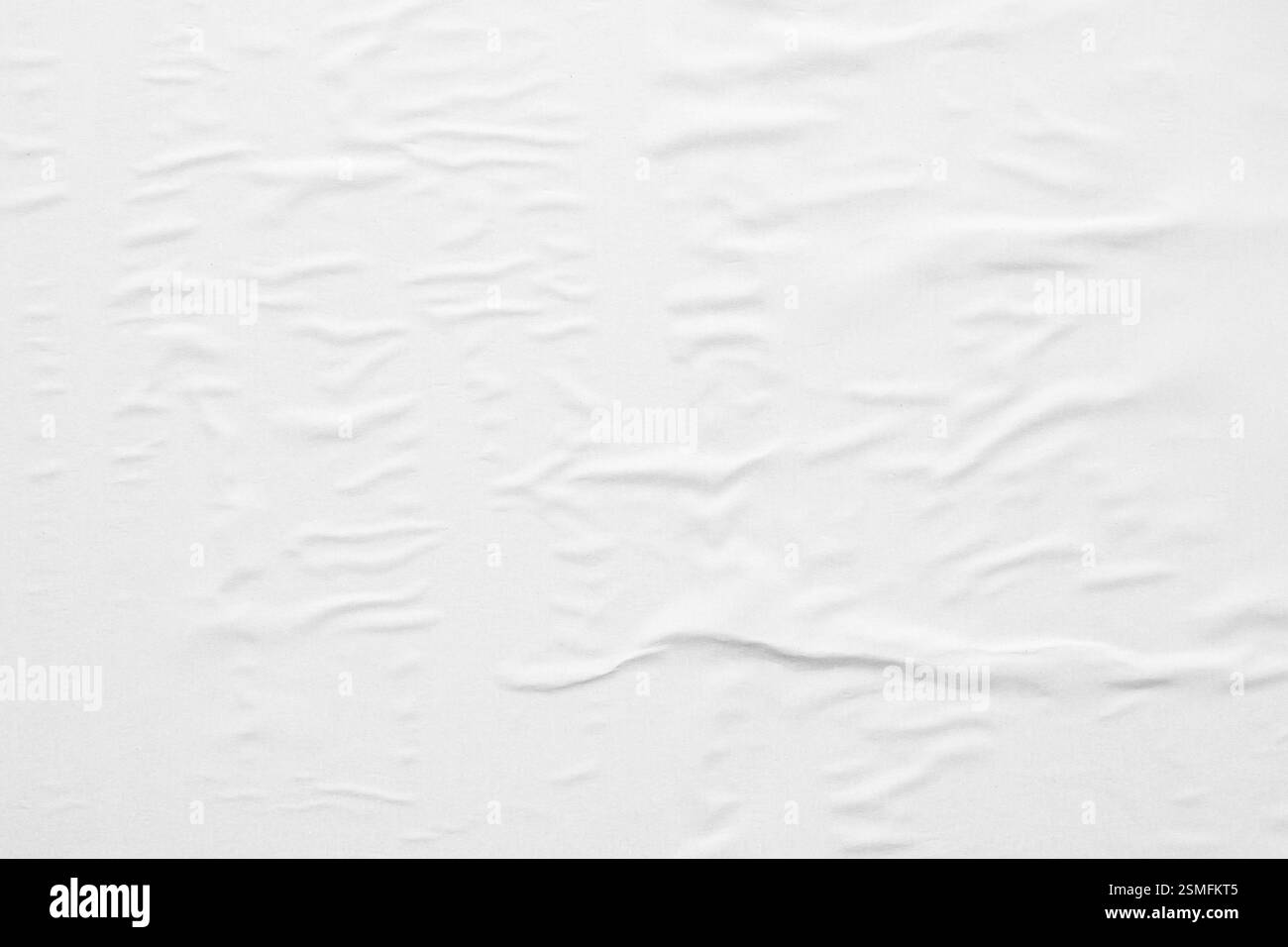 Blank white crumpled and creased paper poster texture background Stock ...