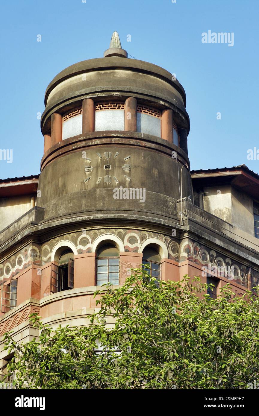 Clock Tower out of use Bombay Mutual building at Phiroze Shah Mehta ...
