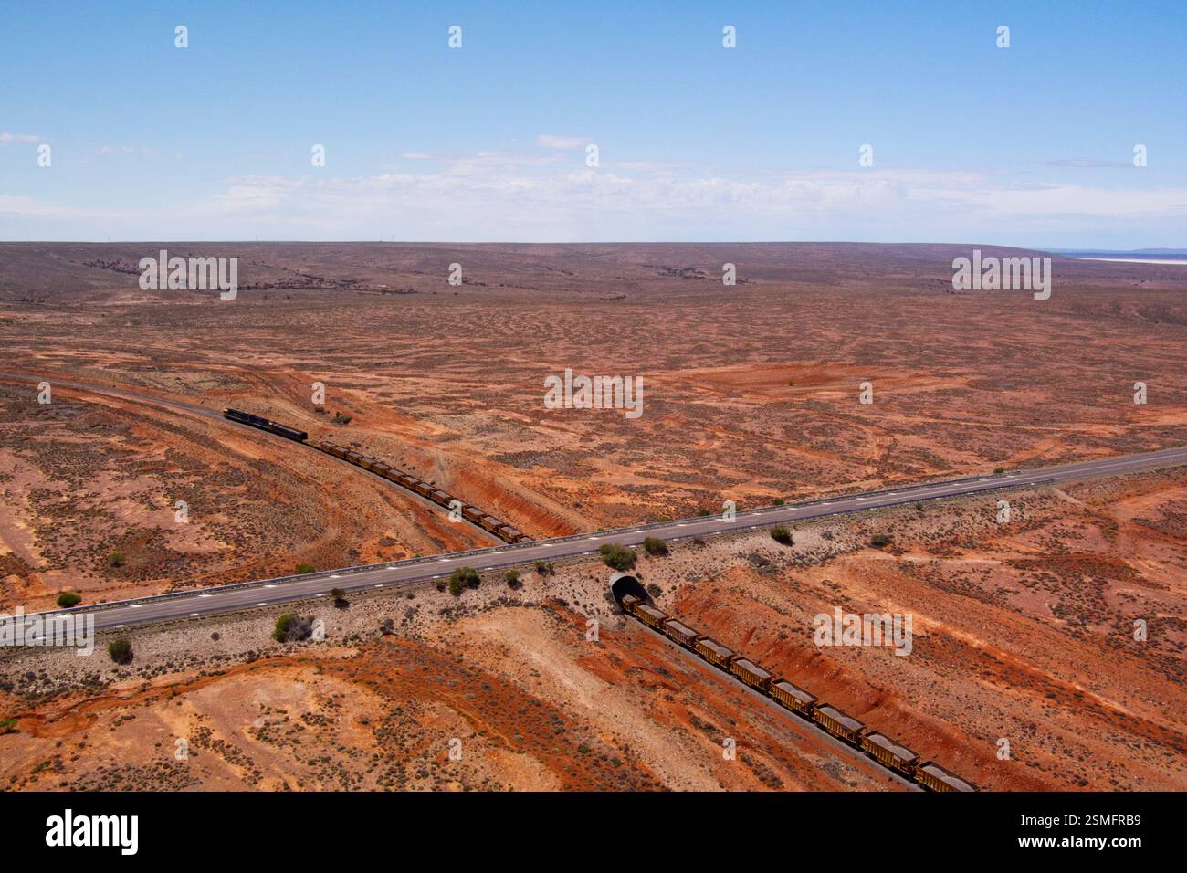 Drone captures desert road in hi-res stock photography and images - Alamy