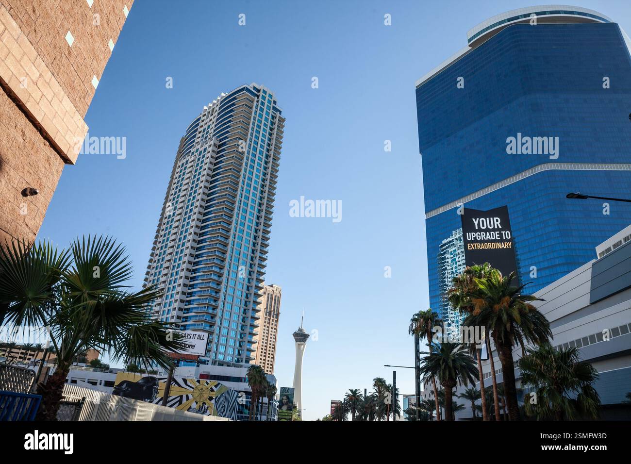 LAS VEGAS, AUGUST 21, 2024: Modern high-rise towers on Las Vegas ...