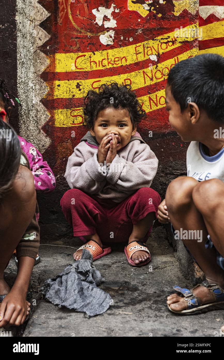 Poor street child at Analakely Market Antanarivo, Madagascar, Africa ...