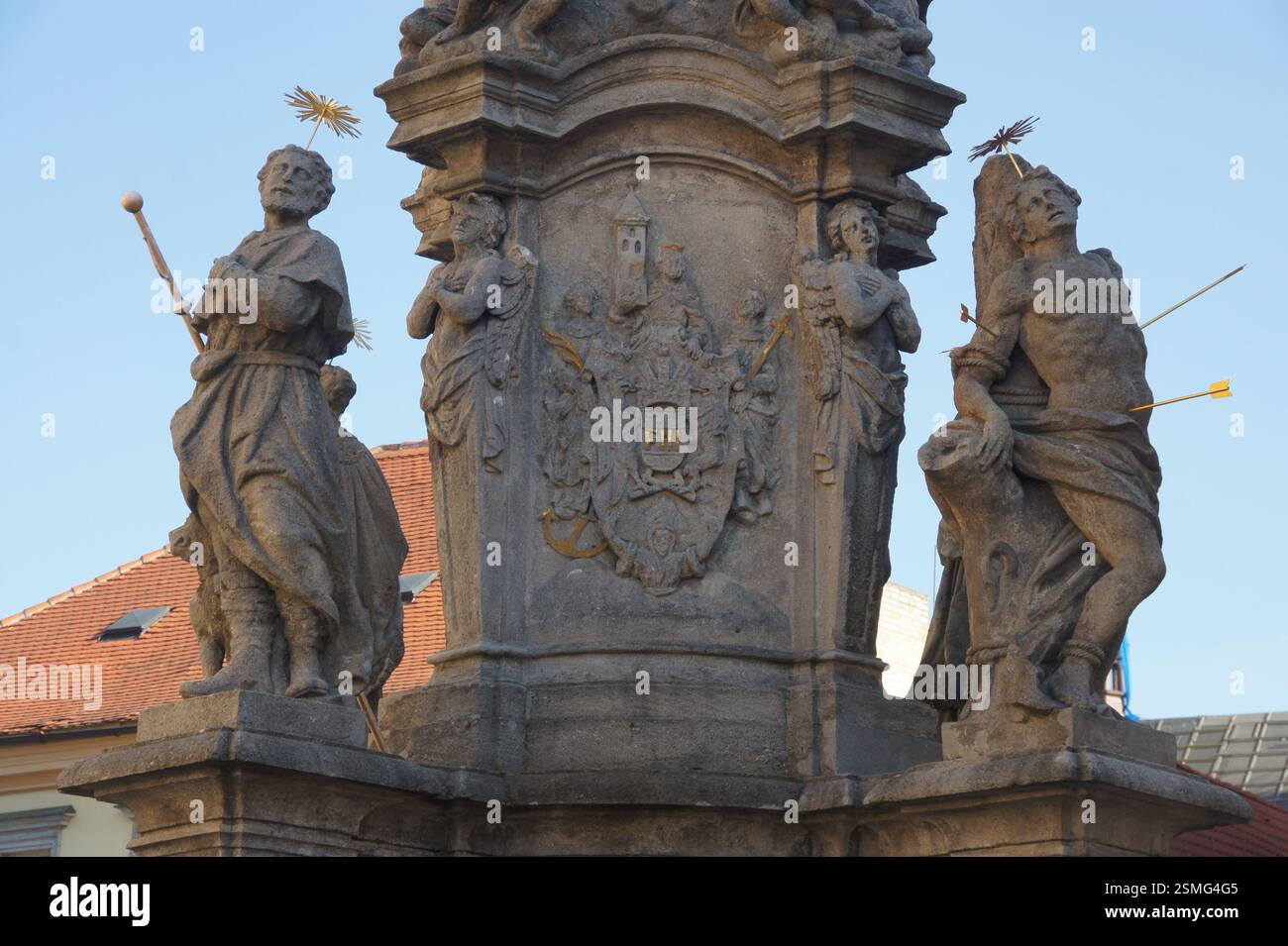 Prague Castle, a sprawling hilltop complex with a towering cathedral ...