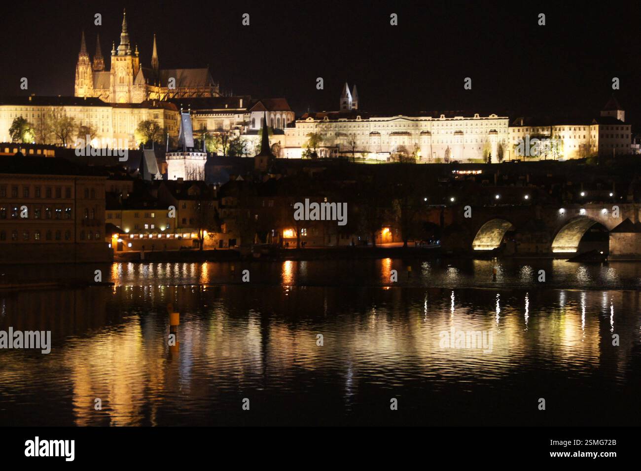 Prague Castle, a symbol of Czech history and culture, stands ...