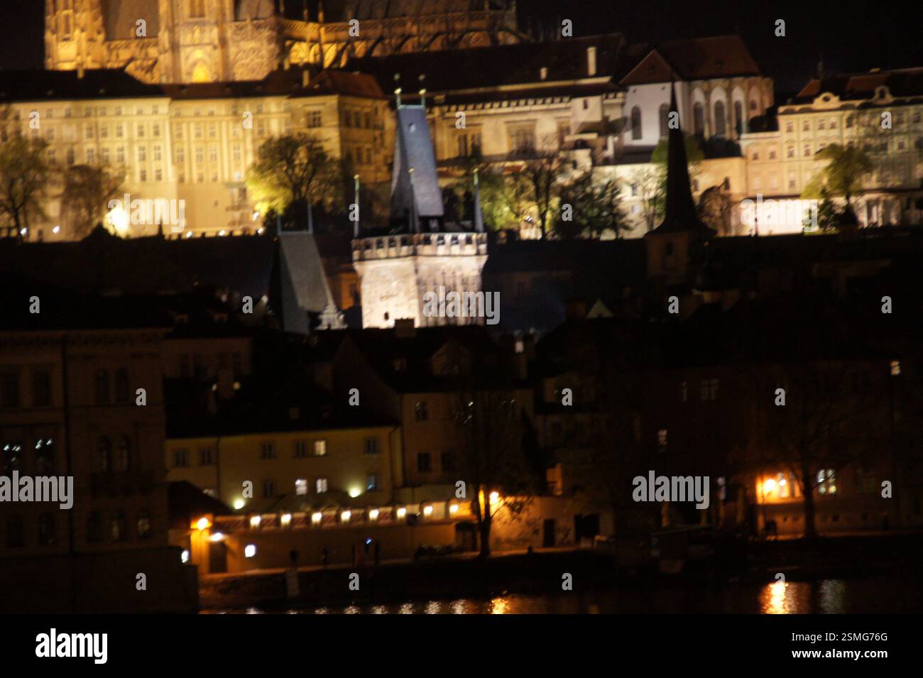 Prague Castle, a symbol of Czech history and culture, stands ...