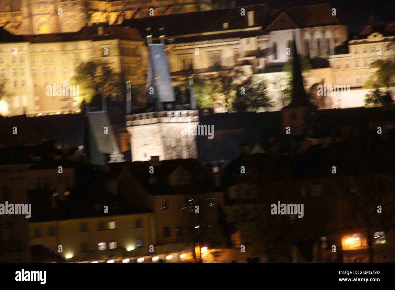 Prague Castle, a majestic fortress overlooking the city, stands ...