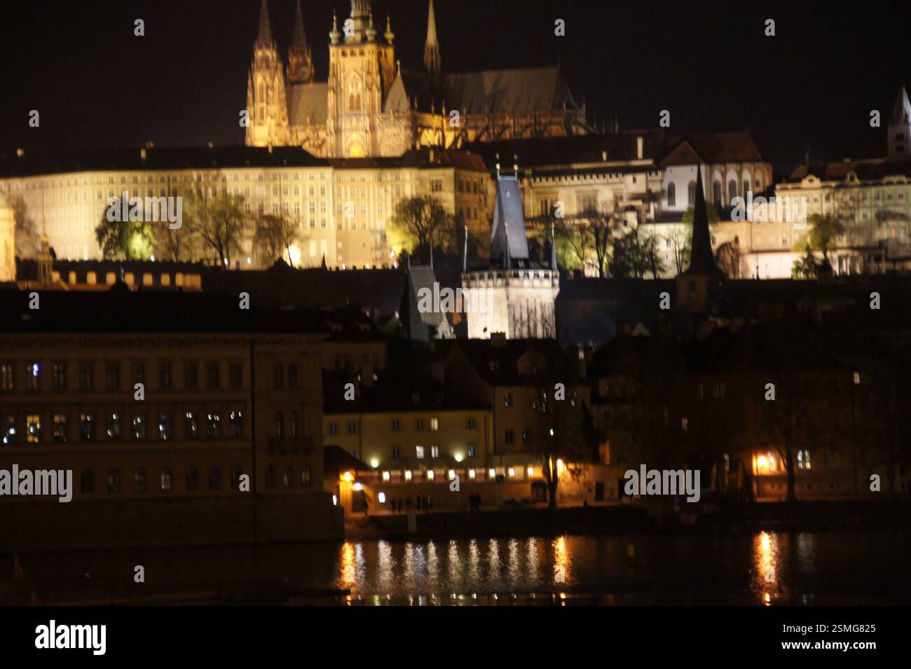 Prague Castle, a symbol of Czech history and culture, stands ...