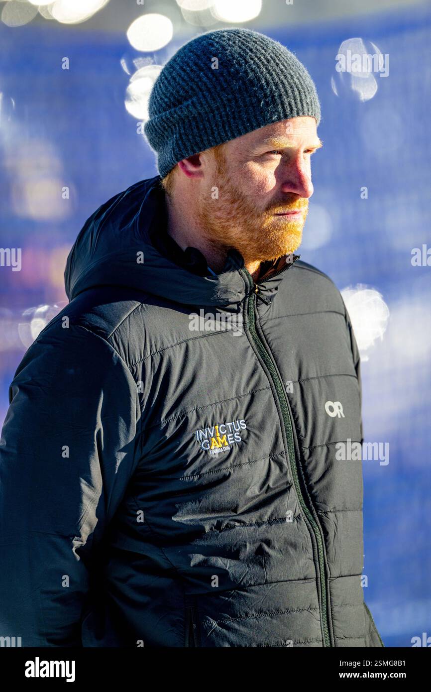 Whistler, Canada. 12th Feb, 2025. Prince Harry, Duke of Sussex at ...