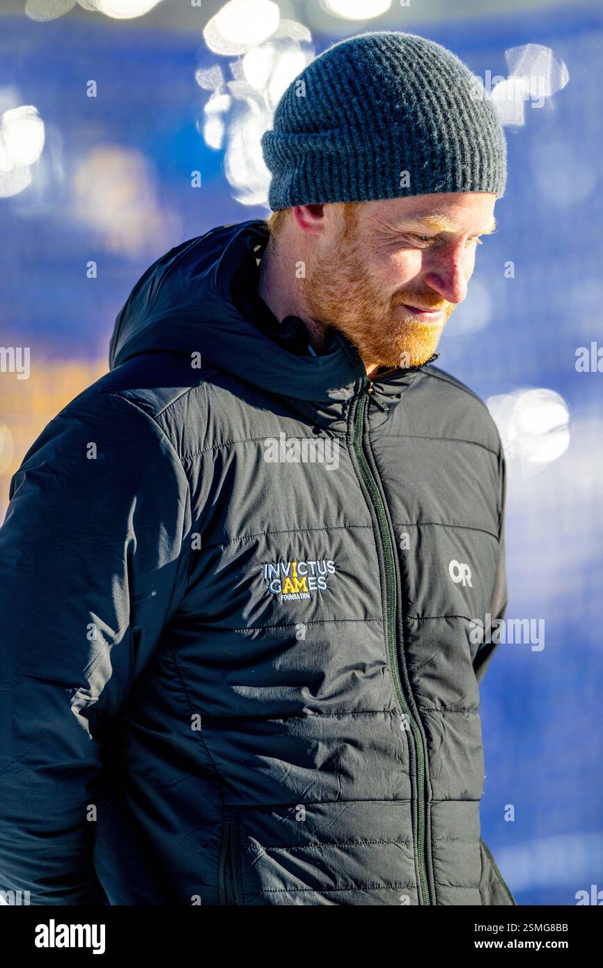 Whistler, Canada. 12th Feb, 2025. Prince Harry, Duke of Sussex at ...