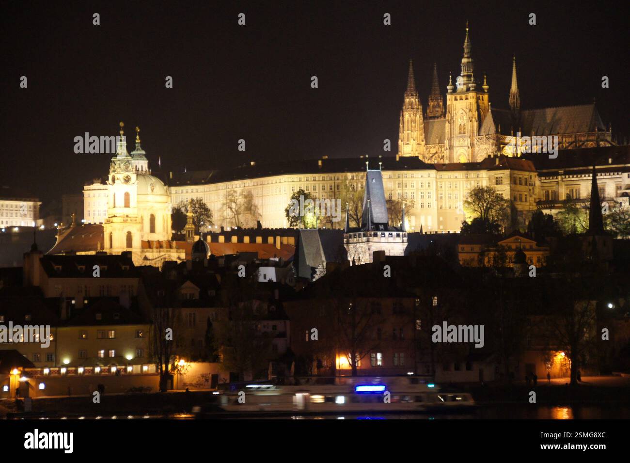 Prague Castle, a majestic symbol of Czech history and culture, stands ...