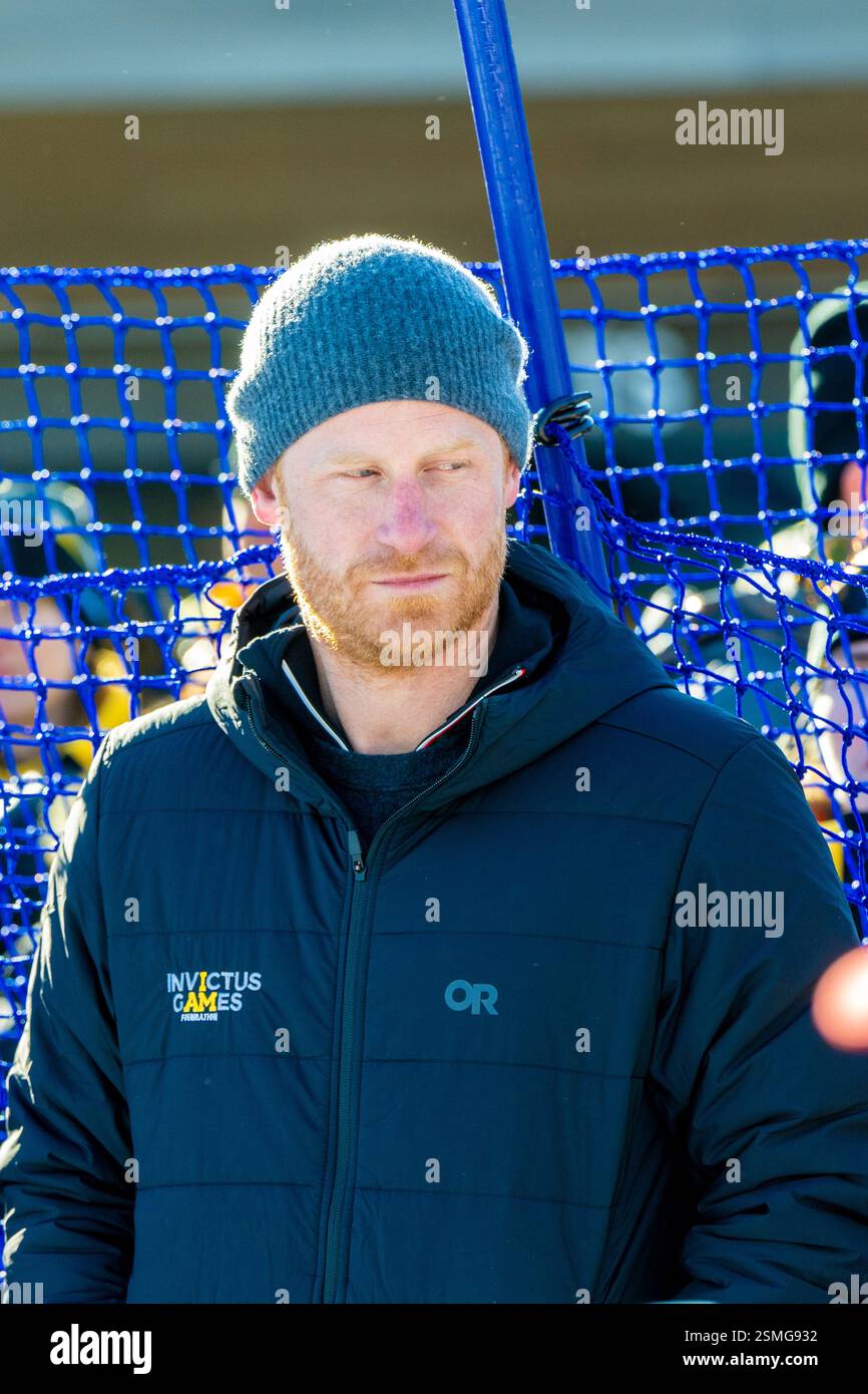 Whistler, Canada. 12th Feb, 2025. Prince Harry, Duke of Sussex at ...