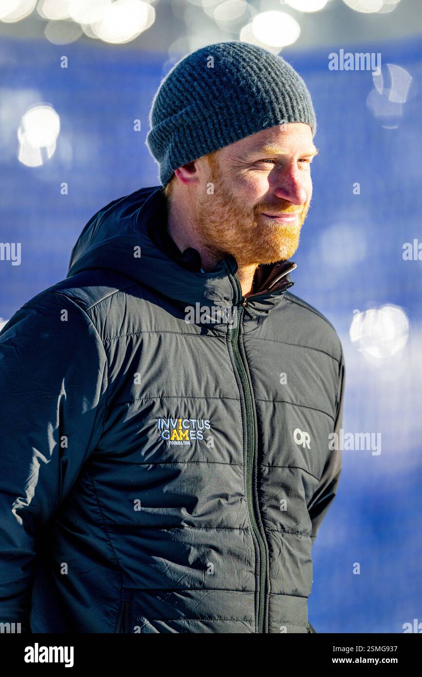 Whistler, Canada. 12th Feb, 2025. Prince Harry, Duke of Sussex at ...