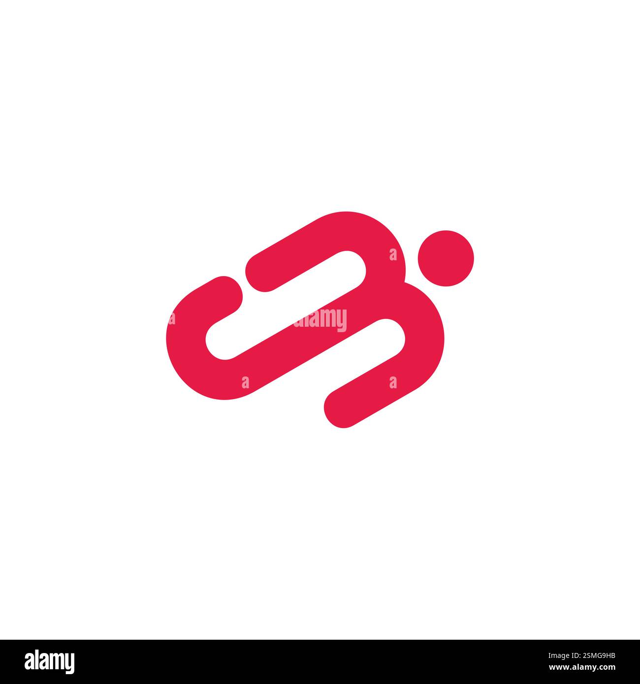 letters jb simple motion curve logo vector Stock Vector Image & Art - Alamy