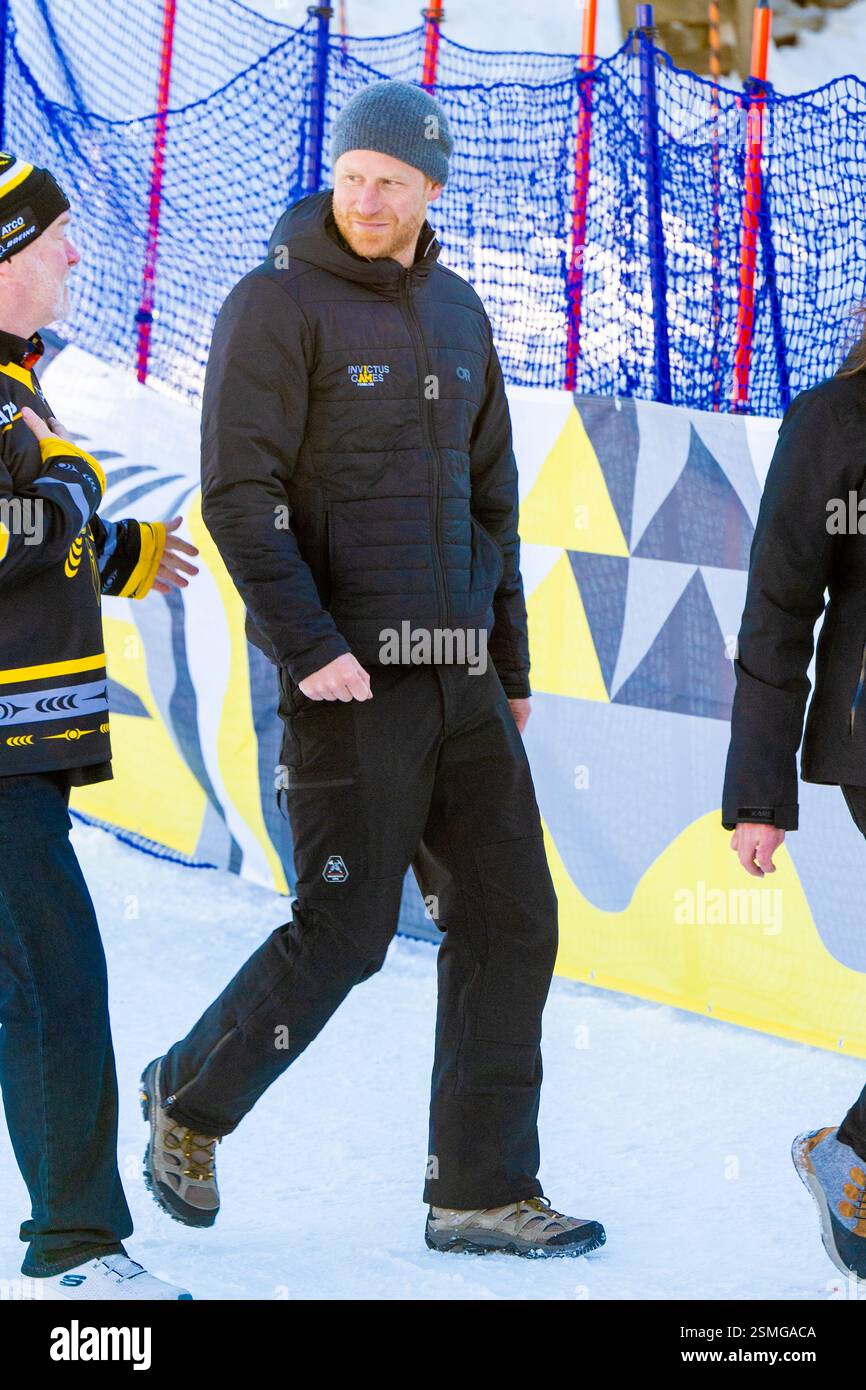Whistler, Canada. 12th Feb, 2025. Prince Harry, Duke of Sussex at ...