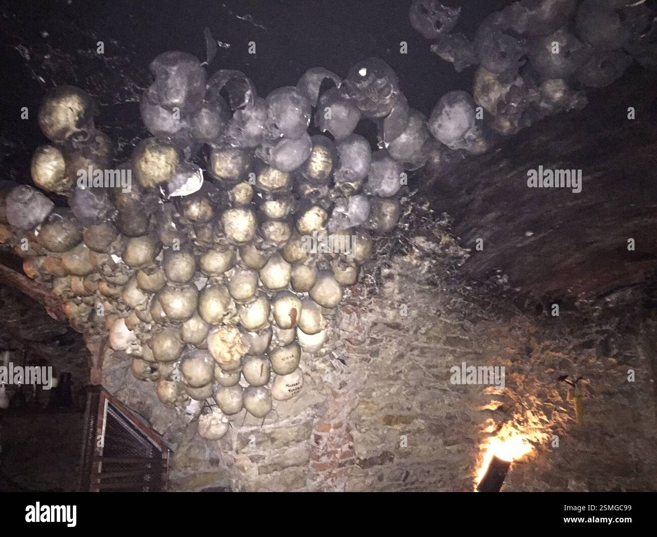 The Sedlec Ossuary, a church crypt in the Czech Republic, is a macabre ...