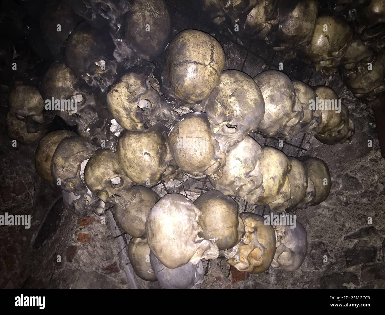The Sedlec Ossuary, a church crypt in the Czech Republic, is a macabre ...
