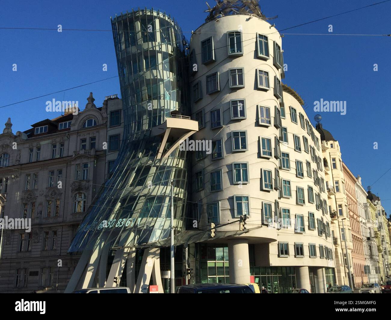 Dancing House Czech Republic. Modern architecture, deconstructivist ...