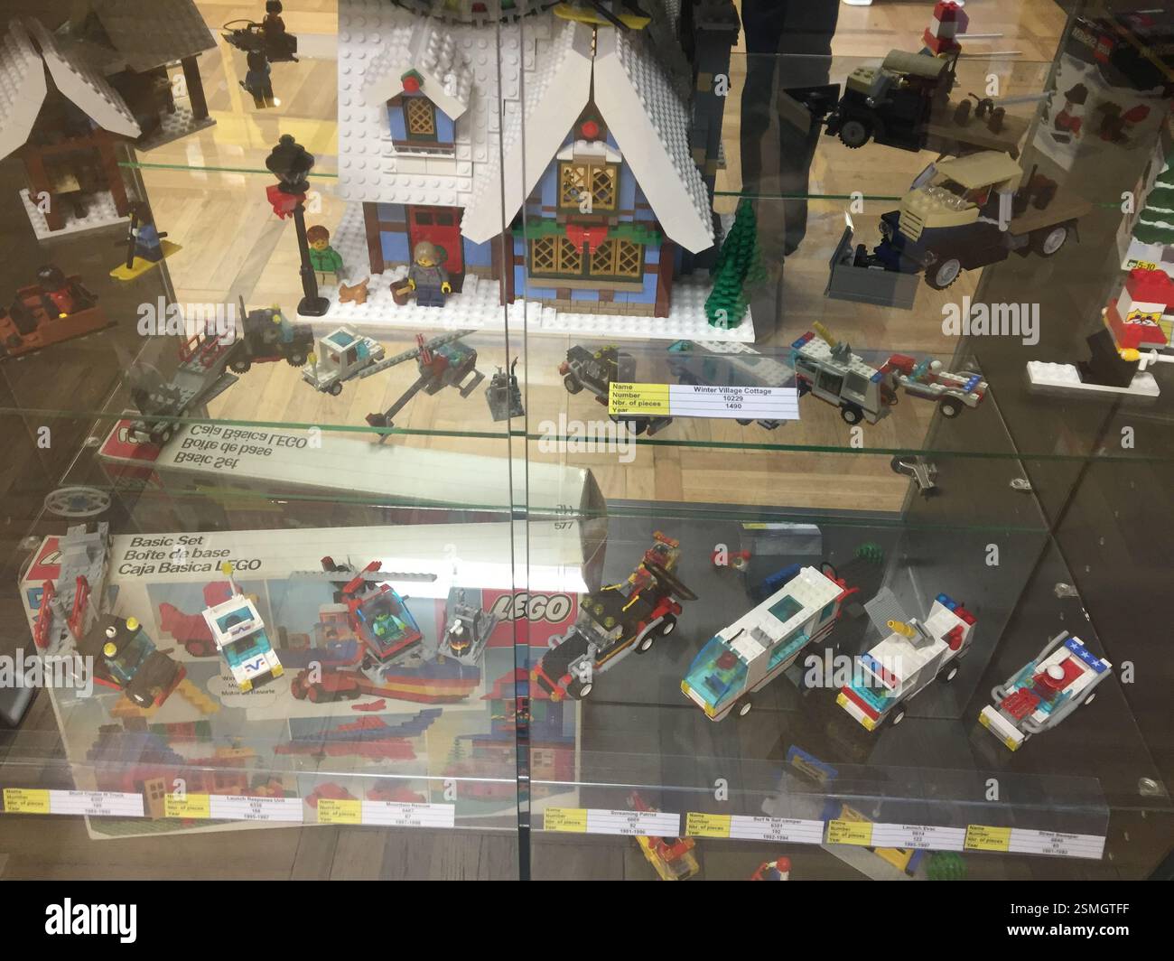 LEGO sets are displayed, showcasing classic themes like Winter Village ...