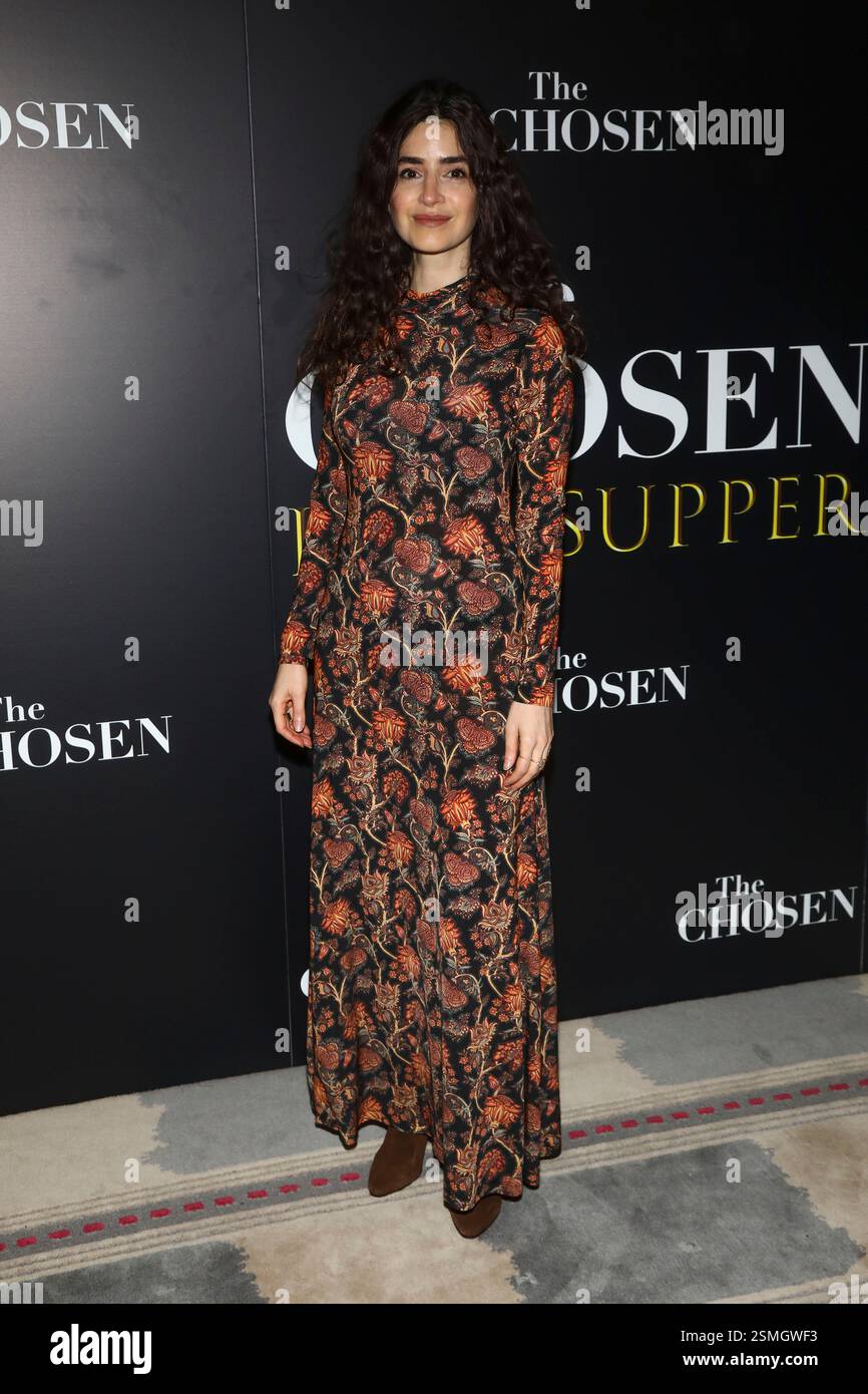 Actor Sarah Himadeh attends a special screening of "The Chosen: Last ...