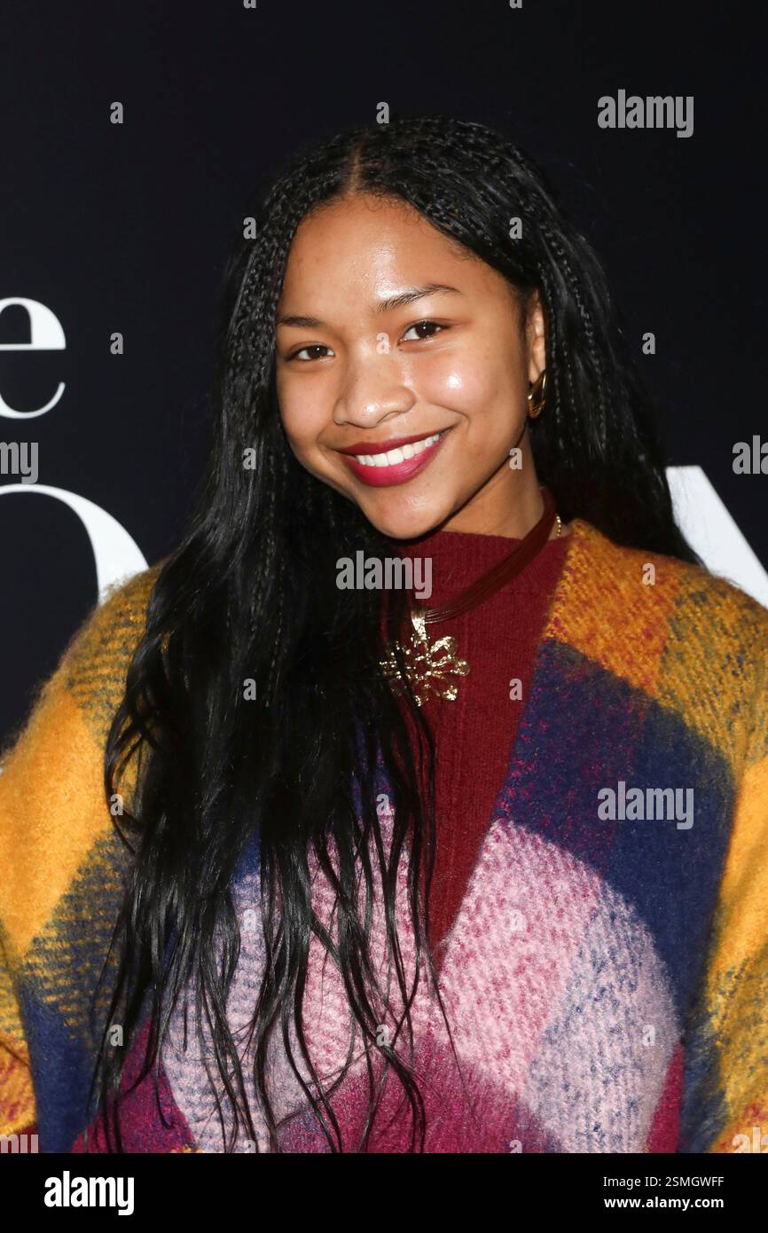 Actor Laya DeLeon Hayes attends a special screening of "The Chosen ...