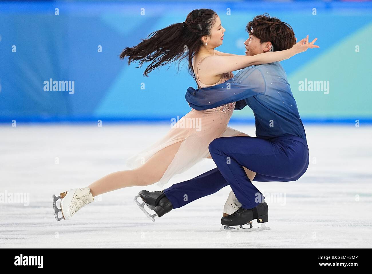 Harbin,China.12th February 2025. Yoshida Utana and Morita Masaya of ...