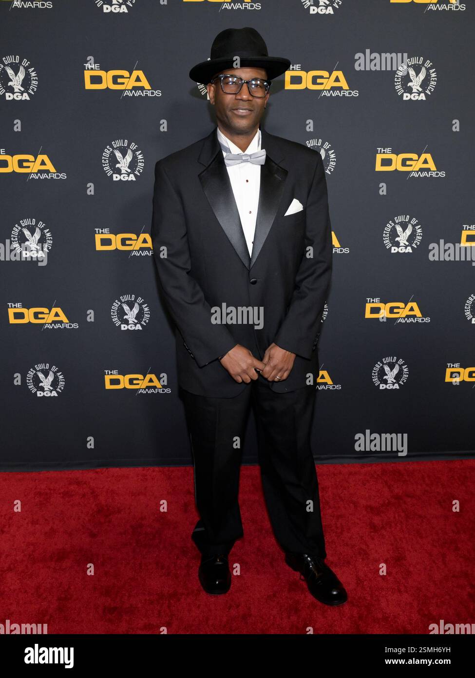 February 8, 2025, Beverly Hills, California, USA: Joseph Guidry attends ...