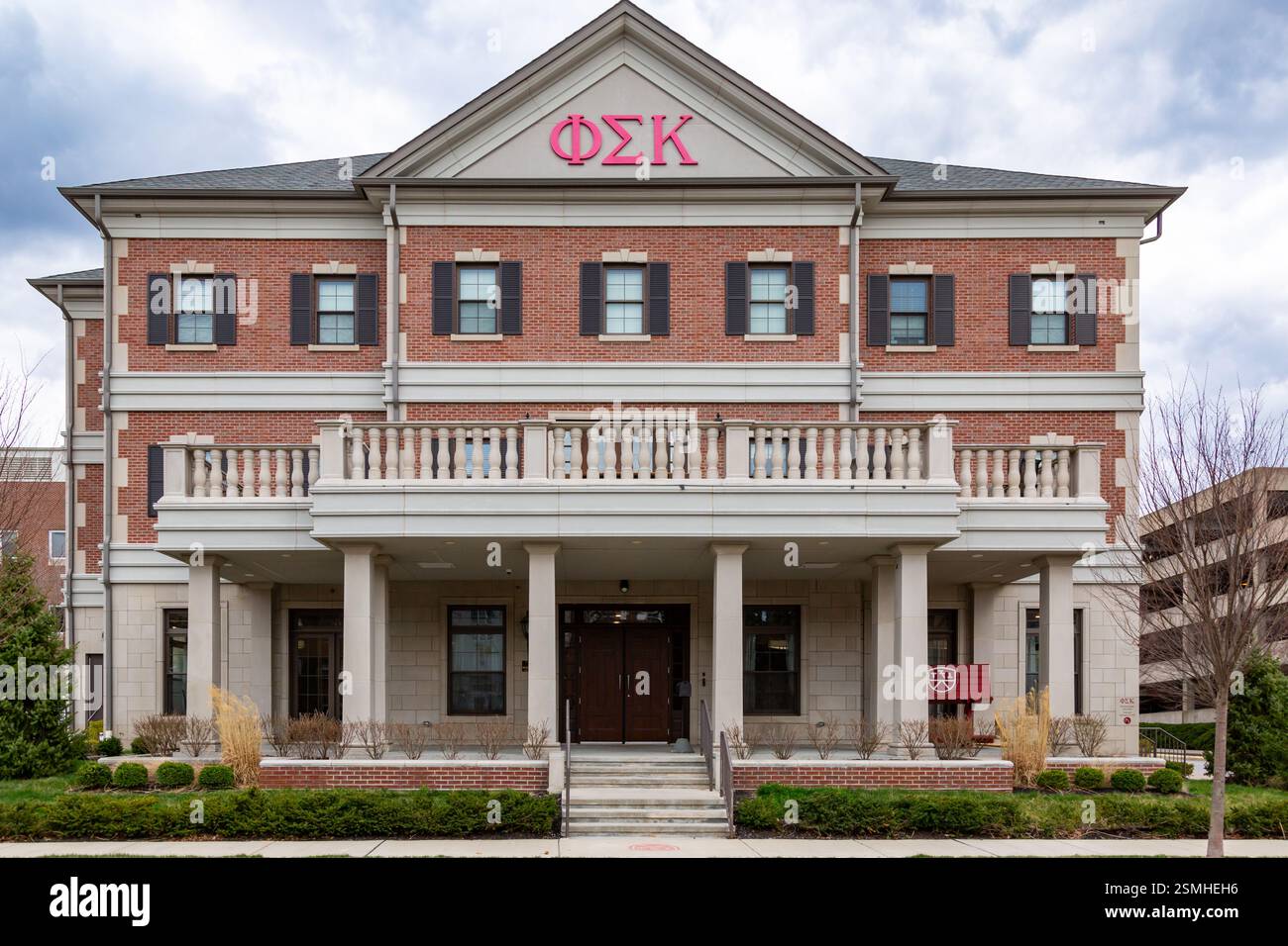 The Phi Sigma Kappa fraternity house at Purdue University in West Lafayette, Indiana, USA Stock ...
