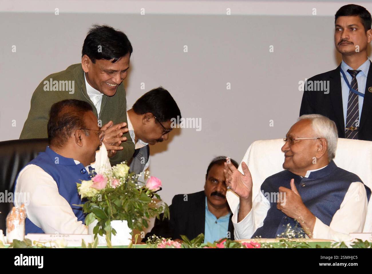 Patna, India. 12th Feb, 2025. PATNA, INDIA - FEBRUARY 12: Bihar Chief ...