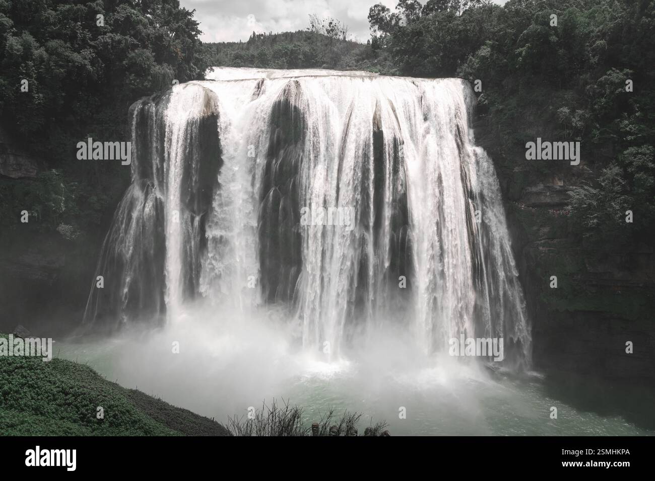 Huangguoshu waterfall is located in Zhenning Buyi and Miao Autonomous ...
