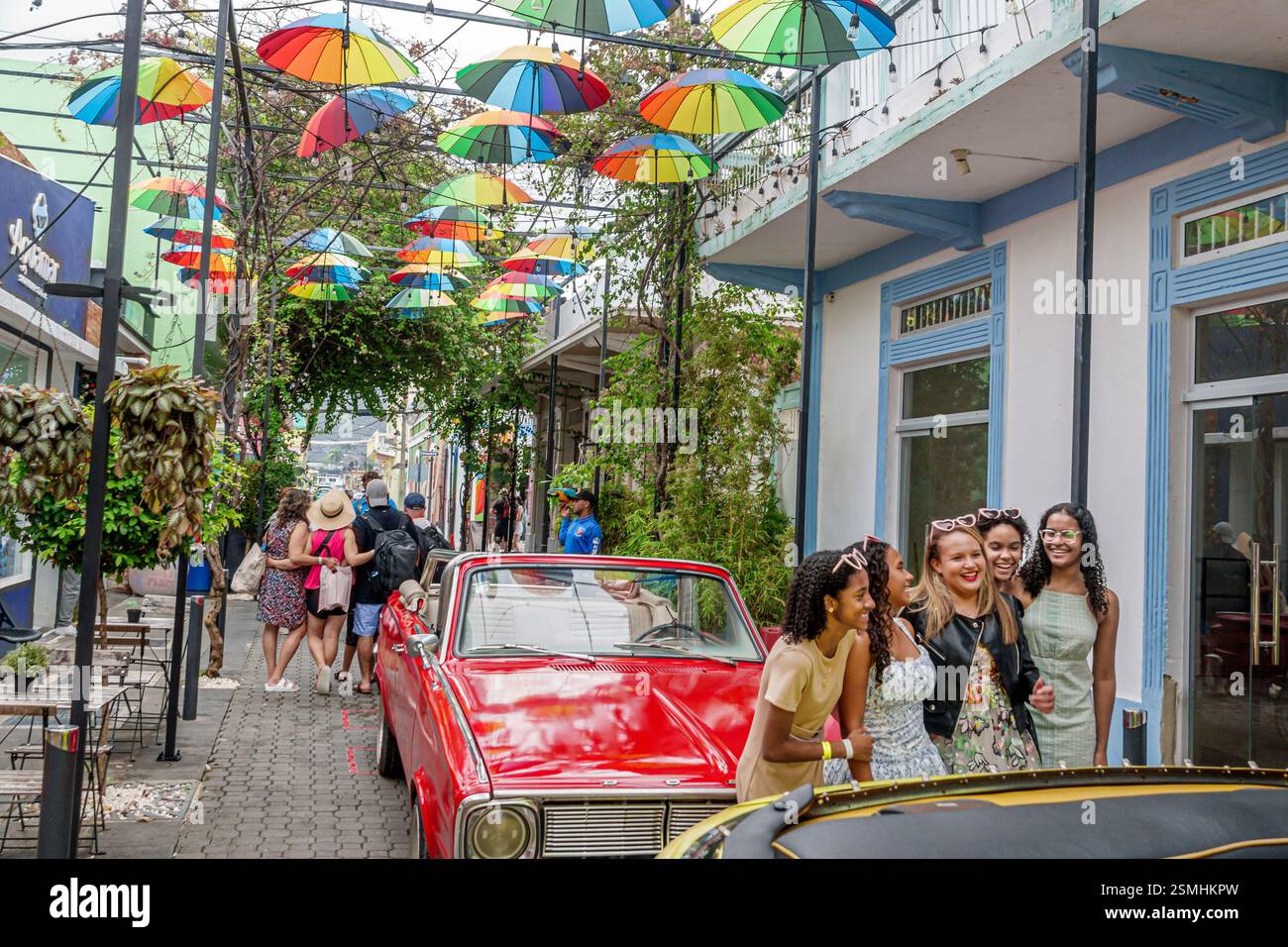 San Felipe de Puerto Plata Dominican Republic,Umbrella Street Calle San ...