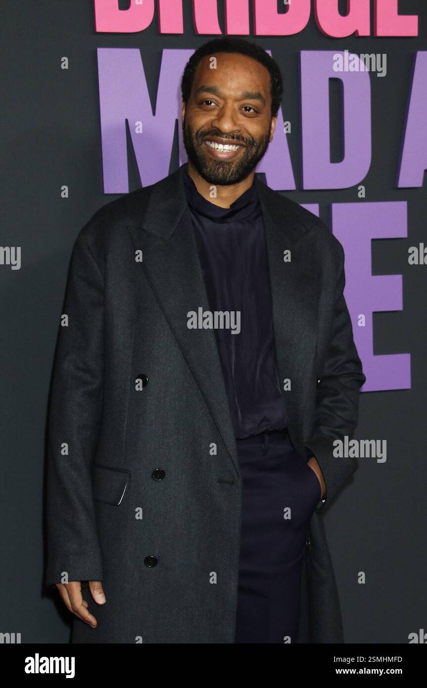New York, NY, USA. 12th Feb, 2025. Chiwetel Ejiofor at Peacock's ...